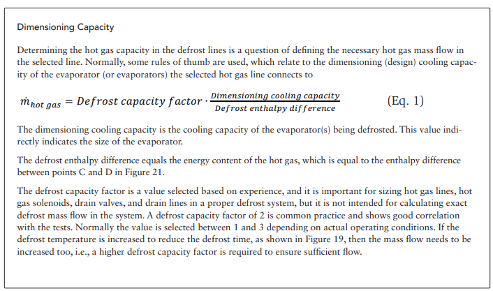 Energy and Function Analysis of Hot Gas Defrost in Ammonia ...